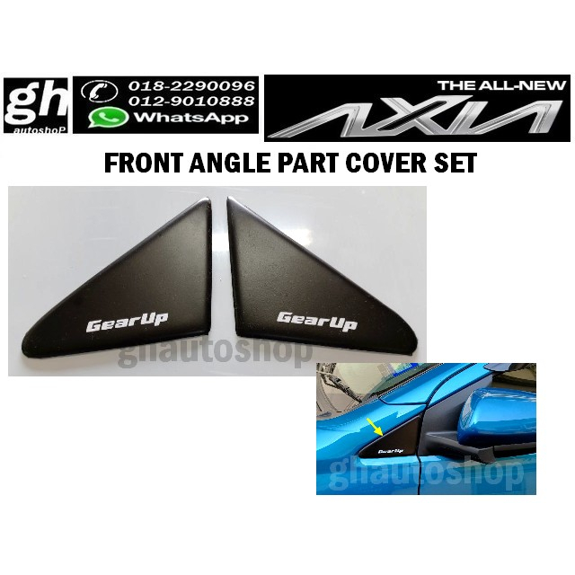 AXIA ( All new Yr 2023 model ) front angle part moulding cover set ...