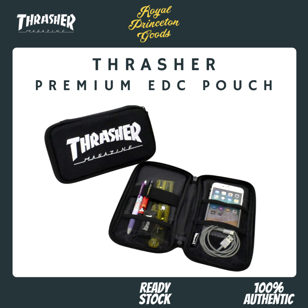 [RPG] Thrasher Premium EDC Pouch, Large Pencil Case, Travel Case, Cable ...