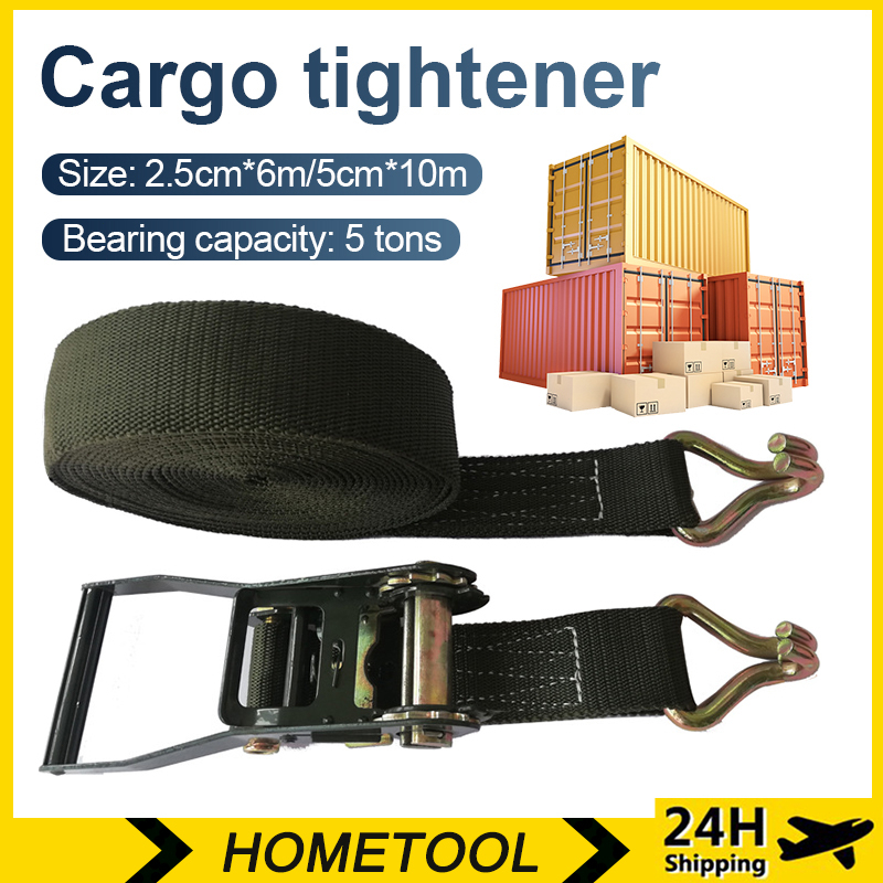 6 Meters Cargo Strap Belt Set Ratchet Tie Cargo Strap Tie Down Lalamove ...