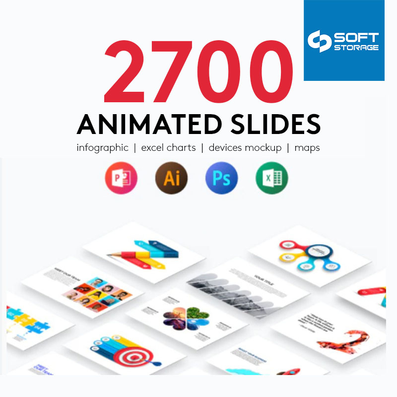 2700 Animated Infographics PowerPoint Templates | Shopee Malaysia