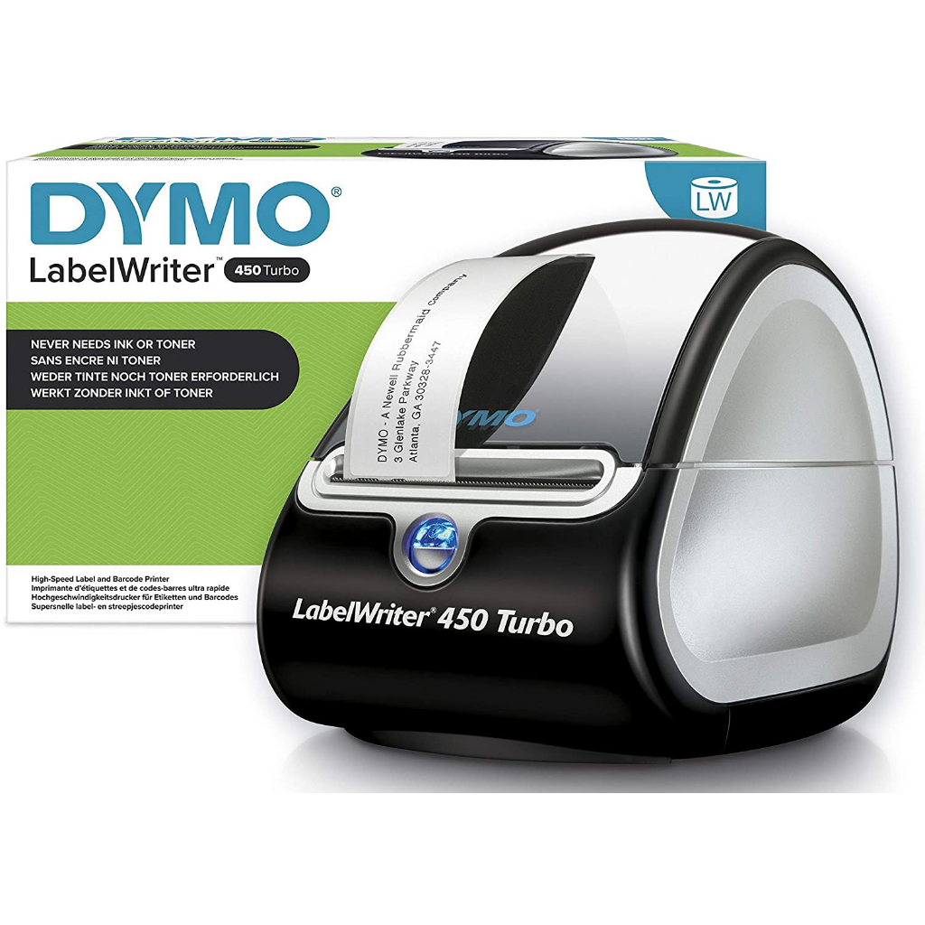 Official Dymo LabelWriter 450 Turbo Label Printer MAC and PC Compatible ...