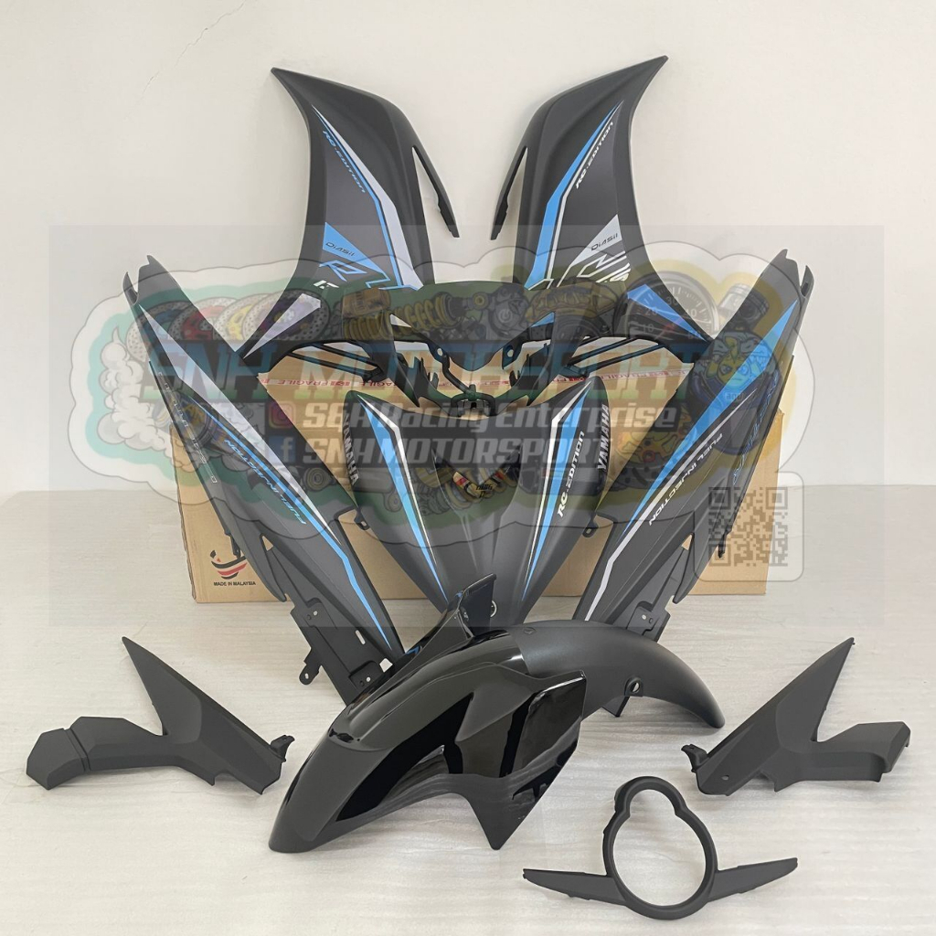 HBL RACING COVER SET 2019 EXCITER RC (39) BLACK LC135 V2 YAMAHA ...