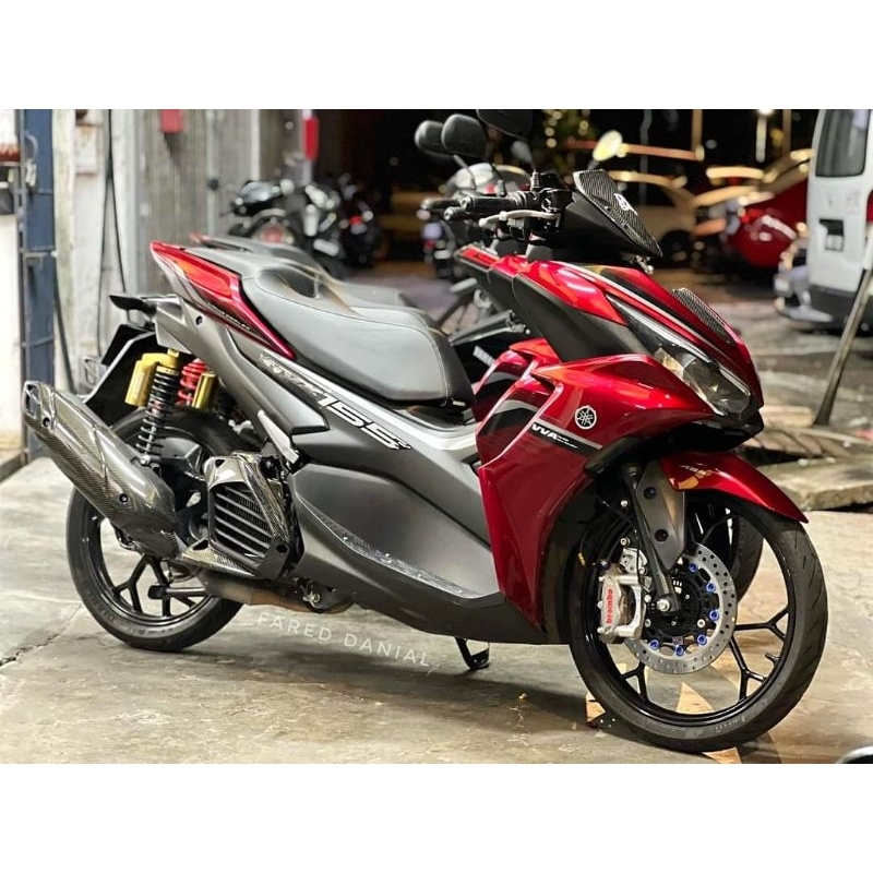 COVERSET NVX V2 RED MAROON 2023 ORIGINAL VIETNAM | Shopee Malaysia