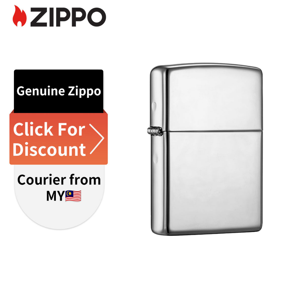 Zippo Classic High Polish Chrome Windproof Pocket Lighter 250（ Lighter Without Fuel Inside ...