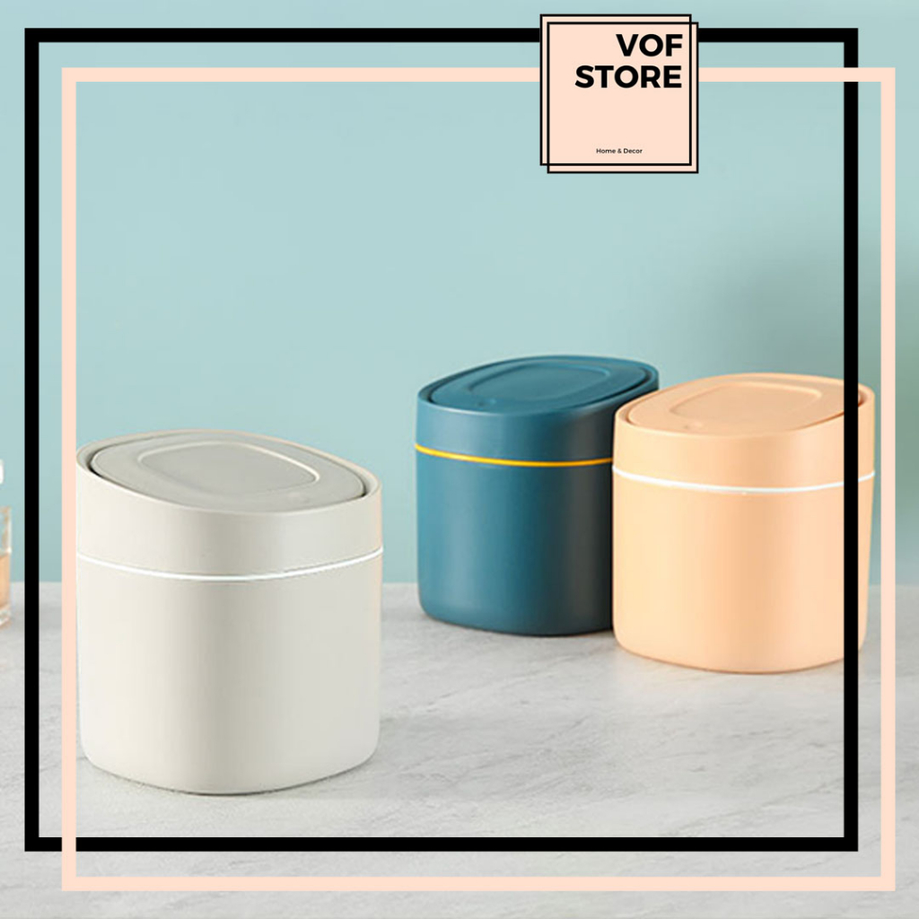 MINI DESK BIN DESKTOP TRASH CAN DESKTOP BIN CAR SMALL WASTE BIN MINI ...
