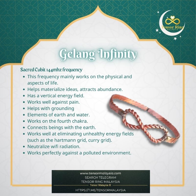 Gelang Tensor Ring Infinity 💯 original | Shopee Malaysia