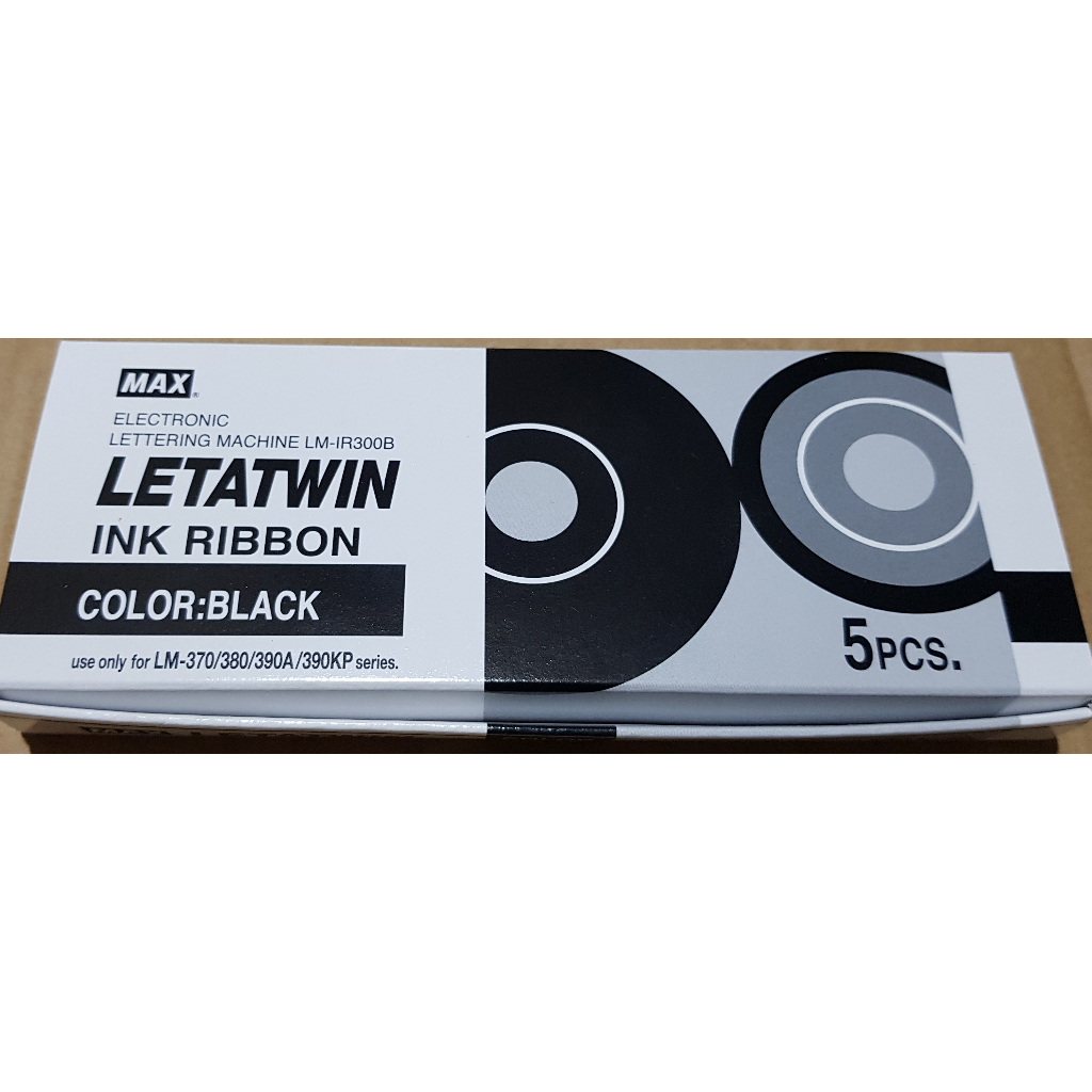 Letatwin Electronic Lettering Machine Ink Ribbon Black LM-IR300B ...