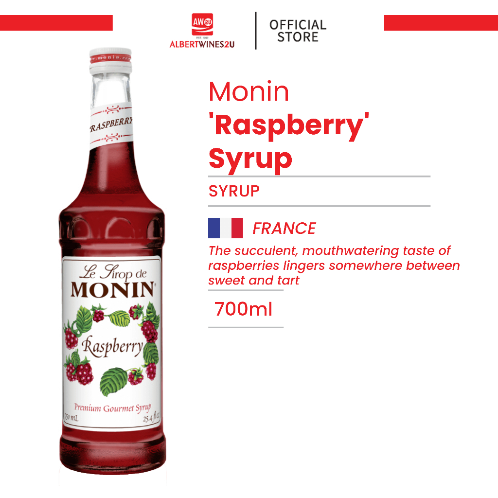 Monin 'Raspberry' Syrup Cocktail Mocktail 覆盆子 糖浆 | Shopee Malaysia