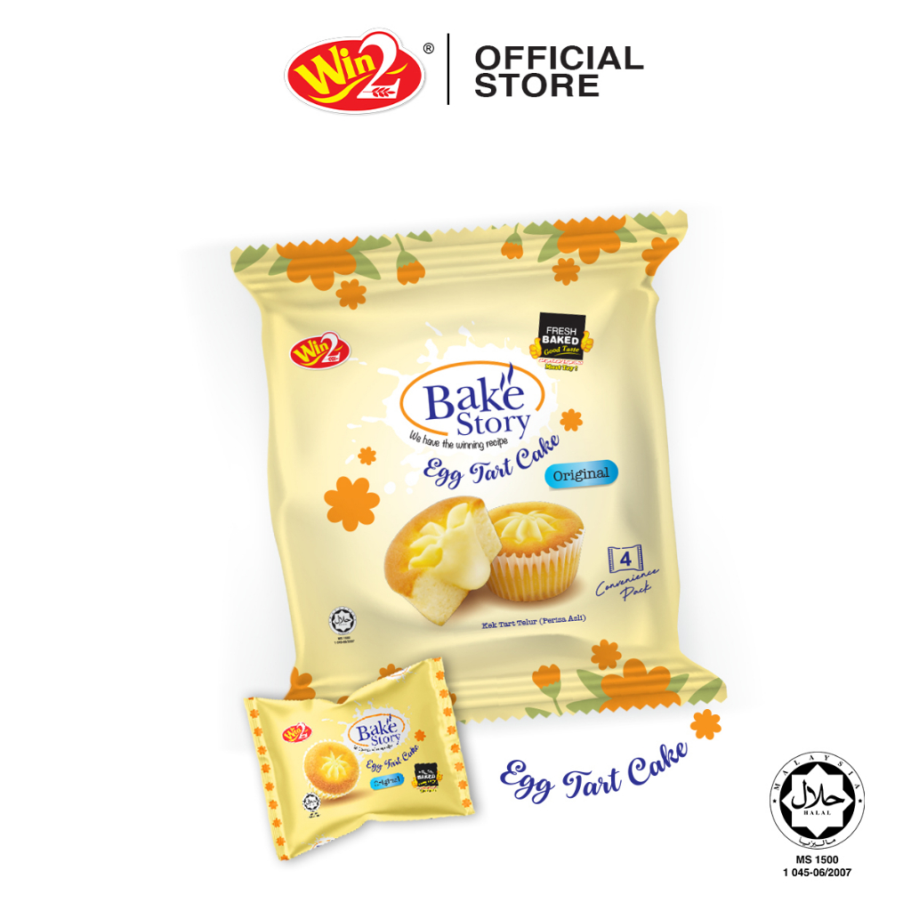 Win Win Bake Story Cake Egg Tart (100g/25g x 4 Packs) | Shopee Malaysia
