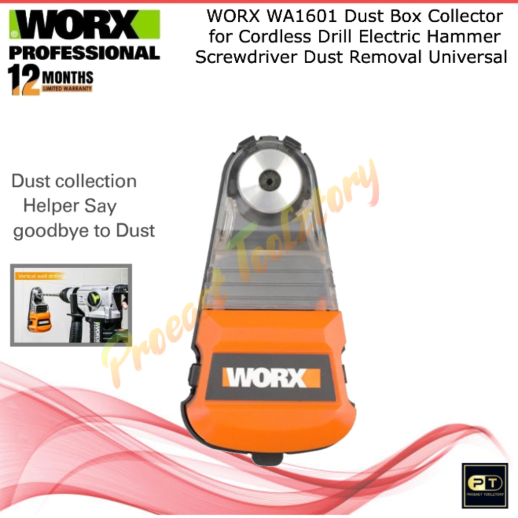 WORX WA1601 Dust Box Collector for Cordless Drill Electric Hammer ...