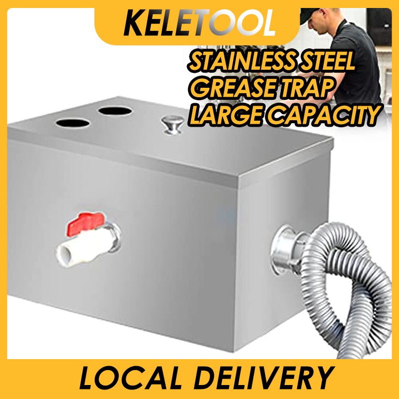 stainless steel grease trap kitchen oil trap for kitchen Trap waste ...