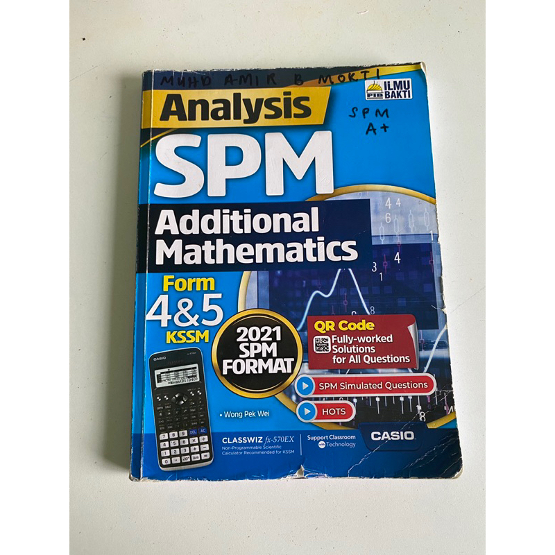 Analysis SPM : Additional Mathematics | Shopee Malaysia