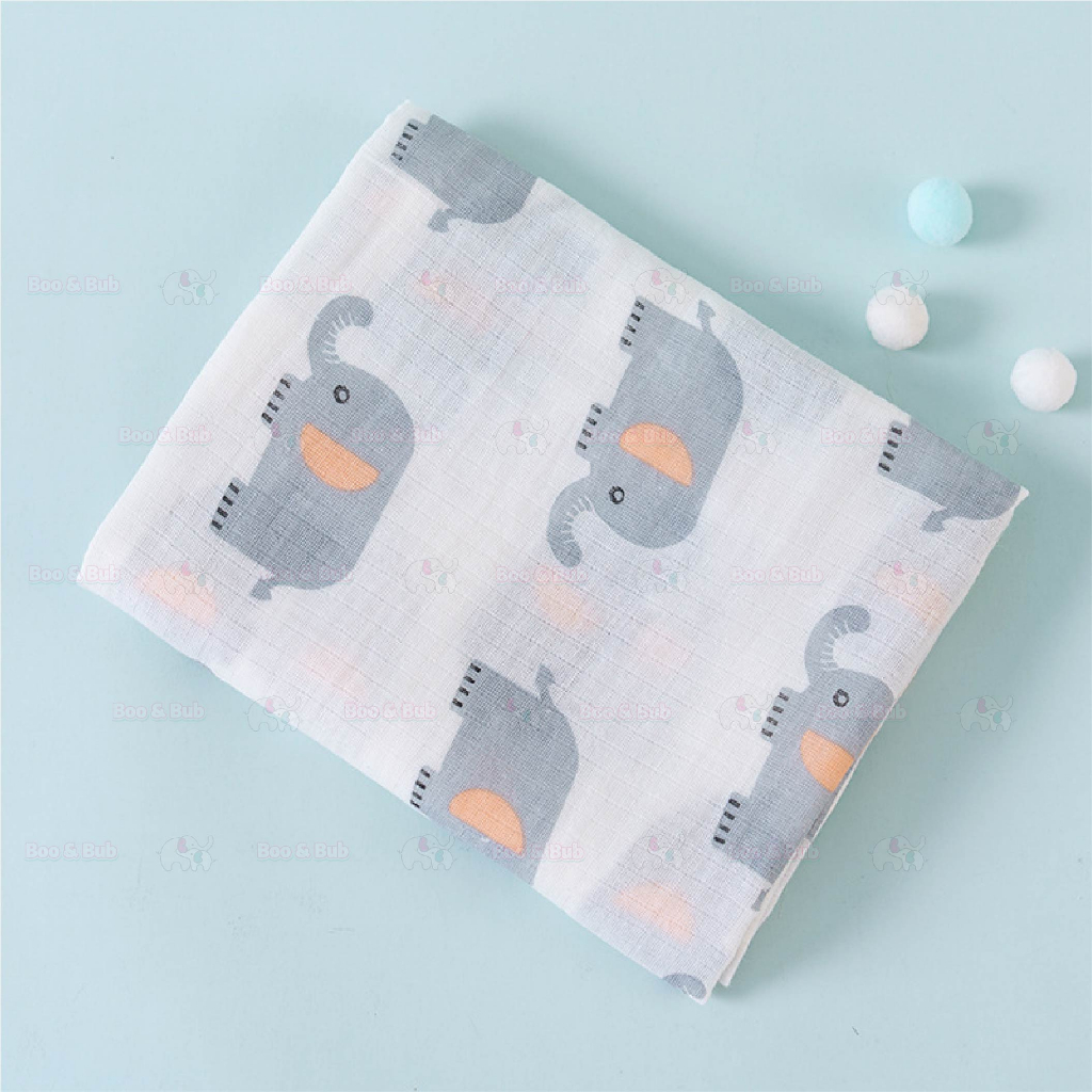 Newborn Baby Muslin Swaddle wrap Infant Soft Cloth Nursing Towel ...