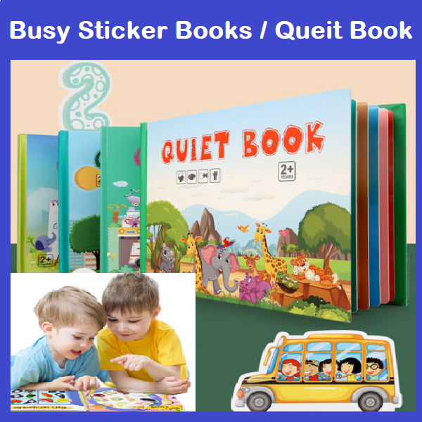 【Eng】Quiet Book Busy Book Montessori Toys for Kids to Develop Learning ...