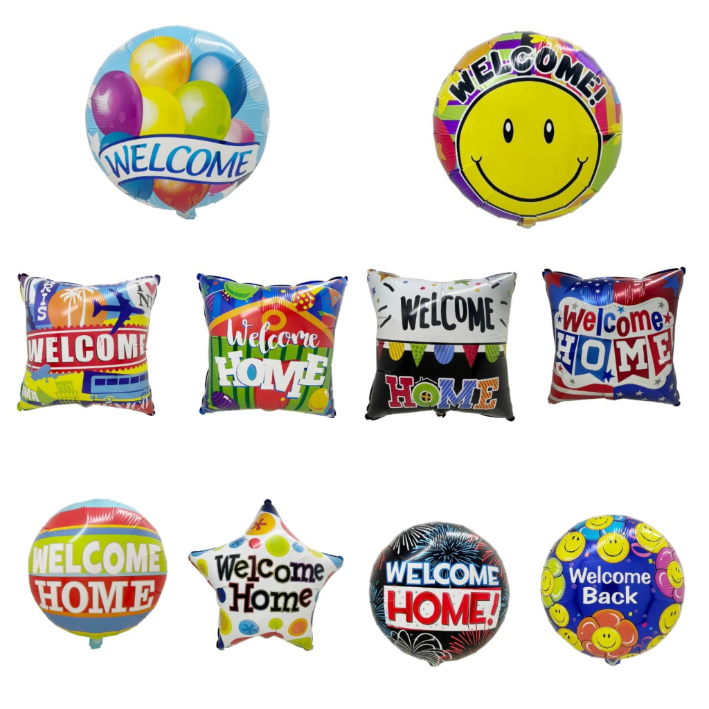 FOIL 18 INCH WELCOME , WELCOME HOME AND WELCOME BACK READY STOCK ...