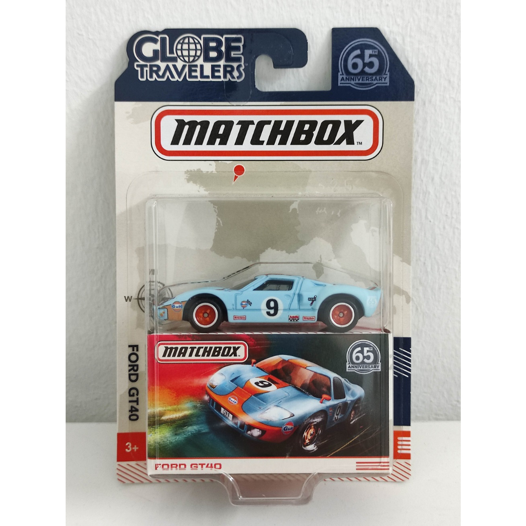 Matchbox Globe Travelers Ford GT40 Gulf 65th Anniversary | Shopee Malaysia