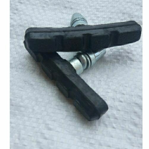 iriding- Bicycle V-Brake Shoe Basikal Getah Brek (sepasang/2pcs ...