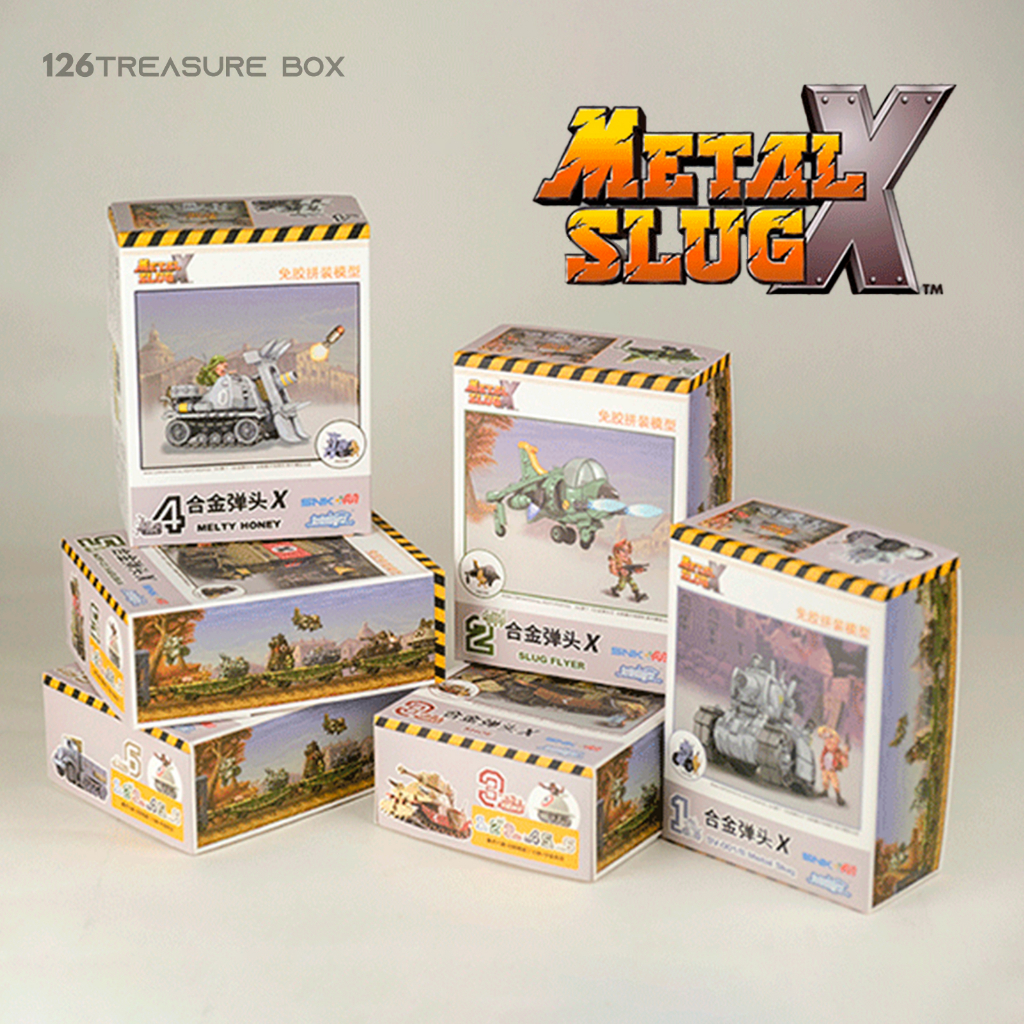 Metal Slug X Glue-Free Assembly Plastic Model Kit with Tank and ...