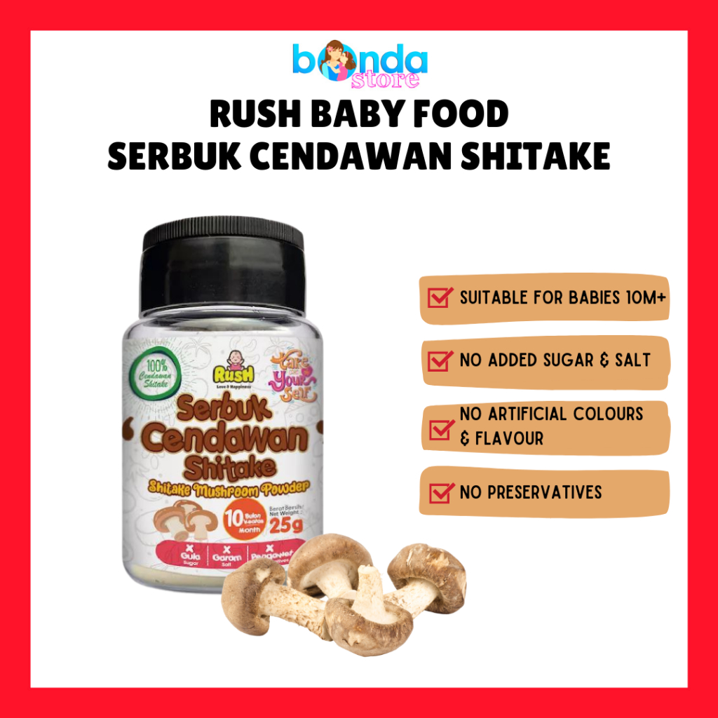 RUSH BABY SEASONING POWDER Serbuk Perasa Semulajadi Makanan Bayi ...