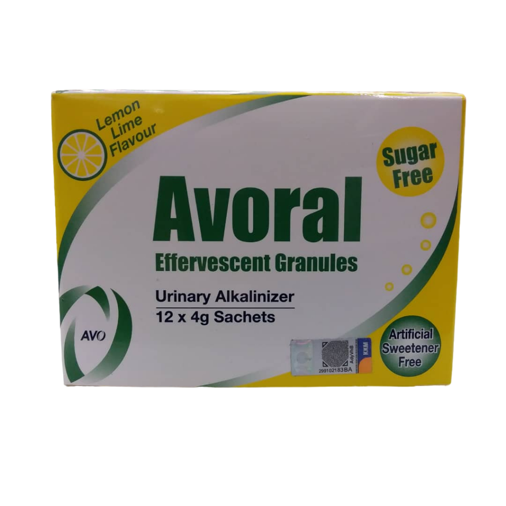 AVORAL URINARY EFFERVERSCENT 12 X 4G | Shopee Malaysia