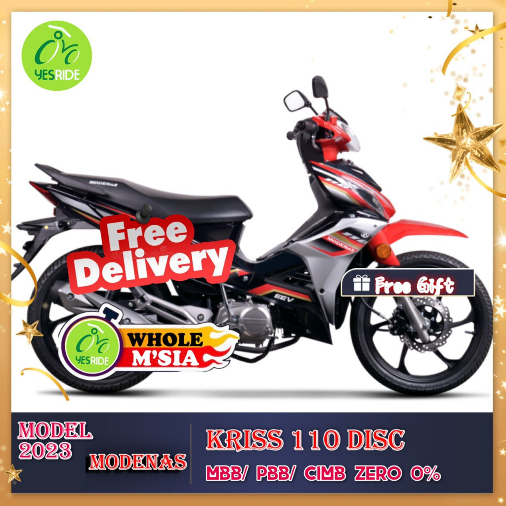 Modenas KRISS 110 Disc New Model 2024 | Shopee Malaysia
