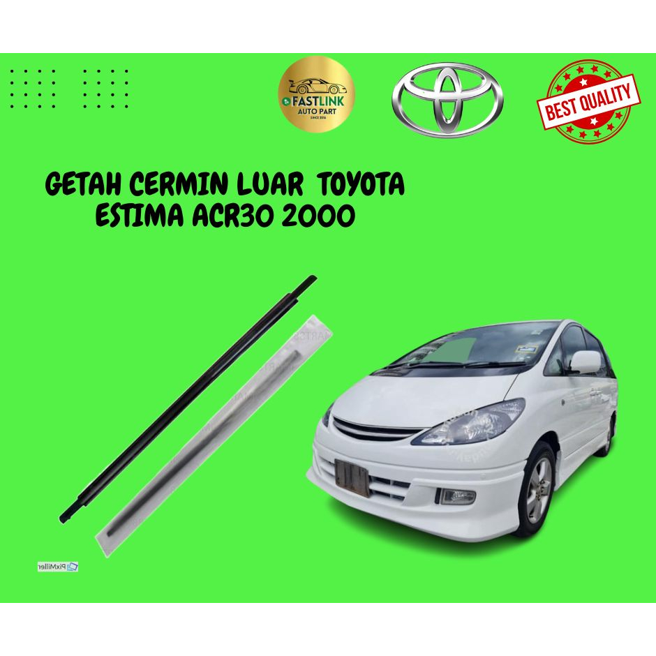 Toyota Estima ACR30 DOOR MOULDING DOOR LINING RUBBER OUTER GLASS WINDOW ...