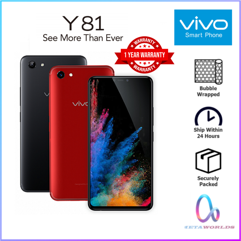 Vivo Y81 Original 6.22" inch FHD Display ( 4GB Ram + 64GB Rom ) (1 Year ...
