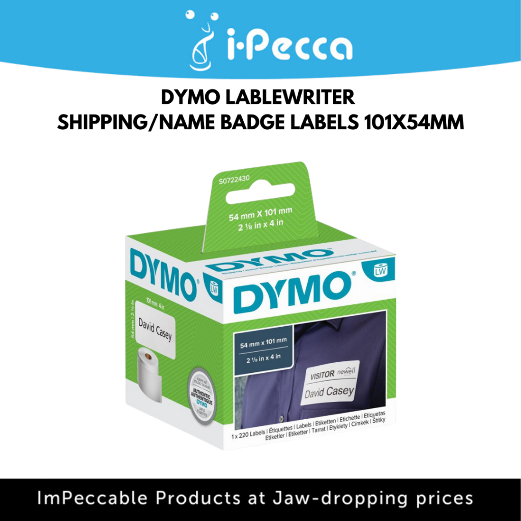 DYMO LW SHIPPING / NAME BADGE LABELS 101X54MM | Shopee Malaysia