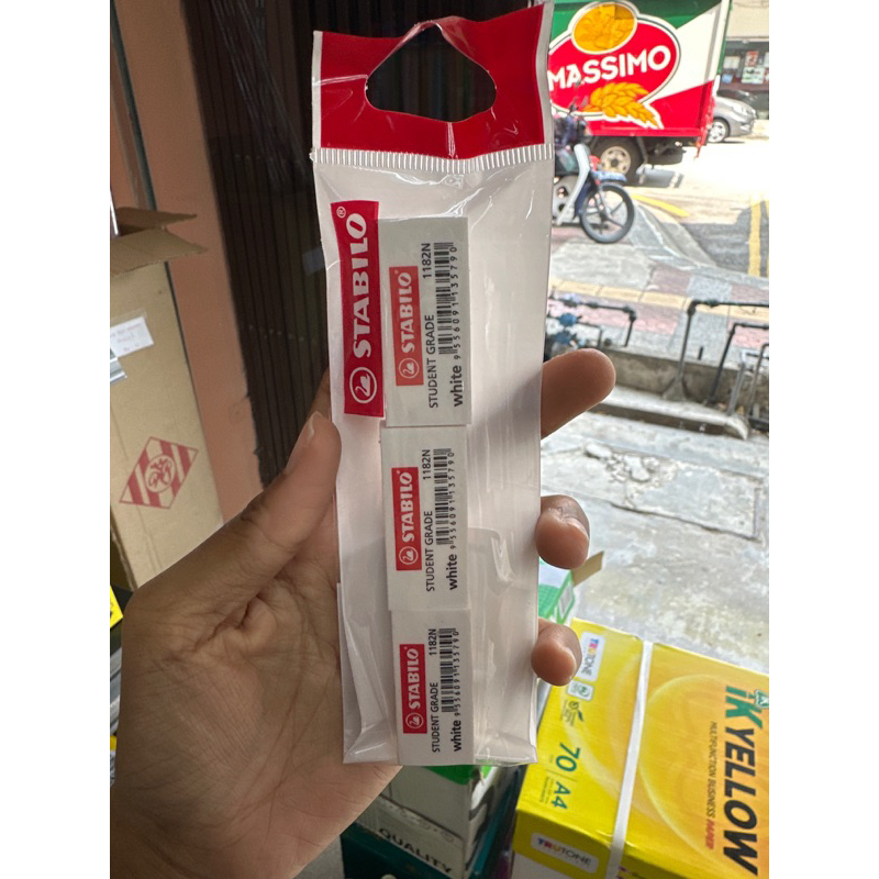 Student Grade White Eraser Packet of 3’s | Shopee Malaysia