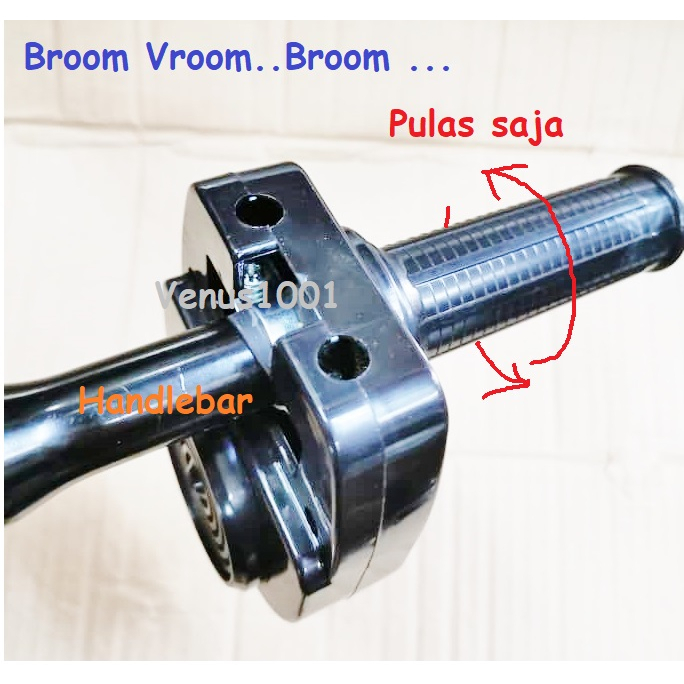 Bunyi motor BROOM BROOM boleh pasang di basikal lajak atau non - lajak ...