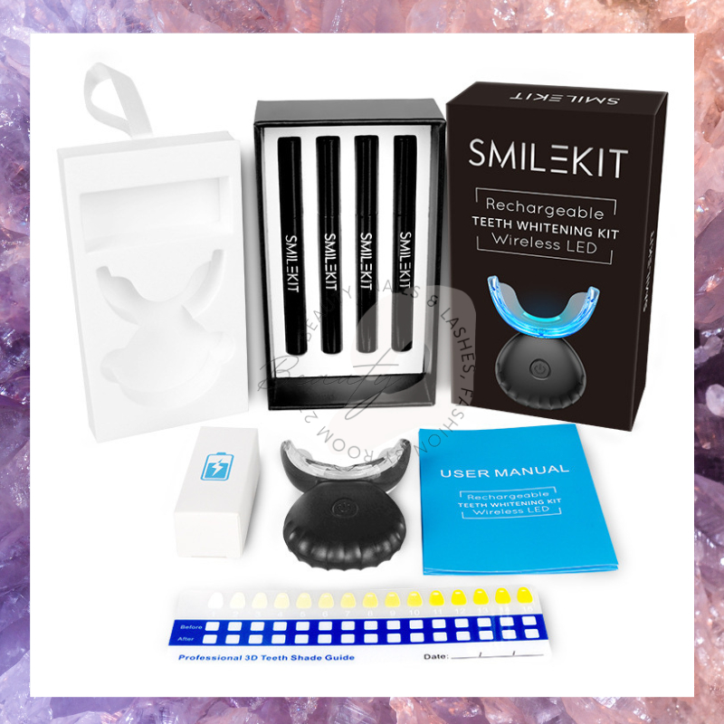 SMILEKIT Teeth Whitening Wireless Set Teeth Whitening Kit Oral ...