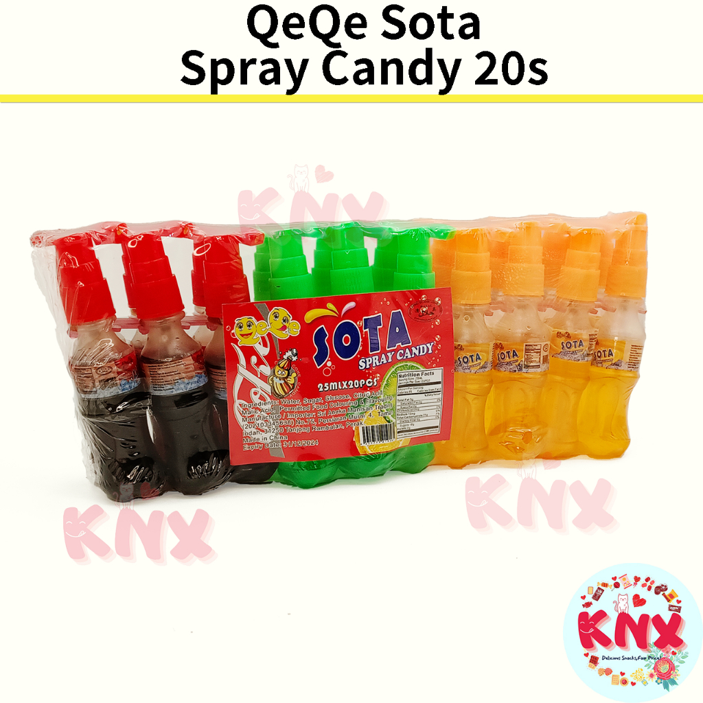 Cola Sprite Flavour Spray Candy 20pcs Hepin | Shopee Malaysia