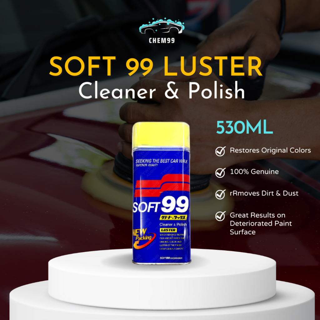 Soft 99 Luster Cleaner & Polish [Lowest Price Guarantee] 100% Genuine ...