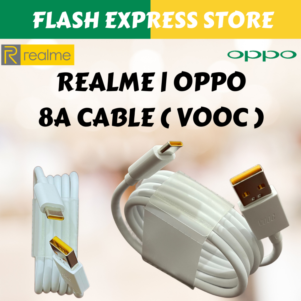 REALME | OPPO 8A CABLE | Support OPPO SuperVooc | Malaysia Ready Stock ...