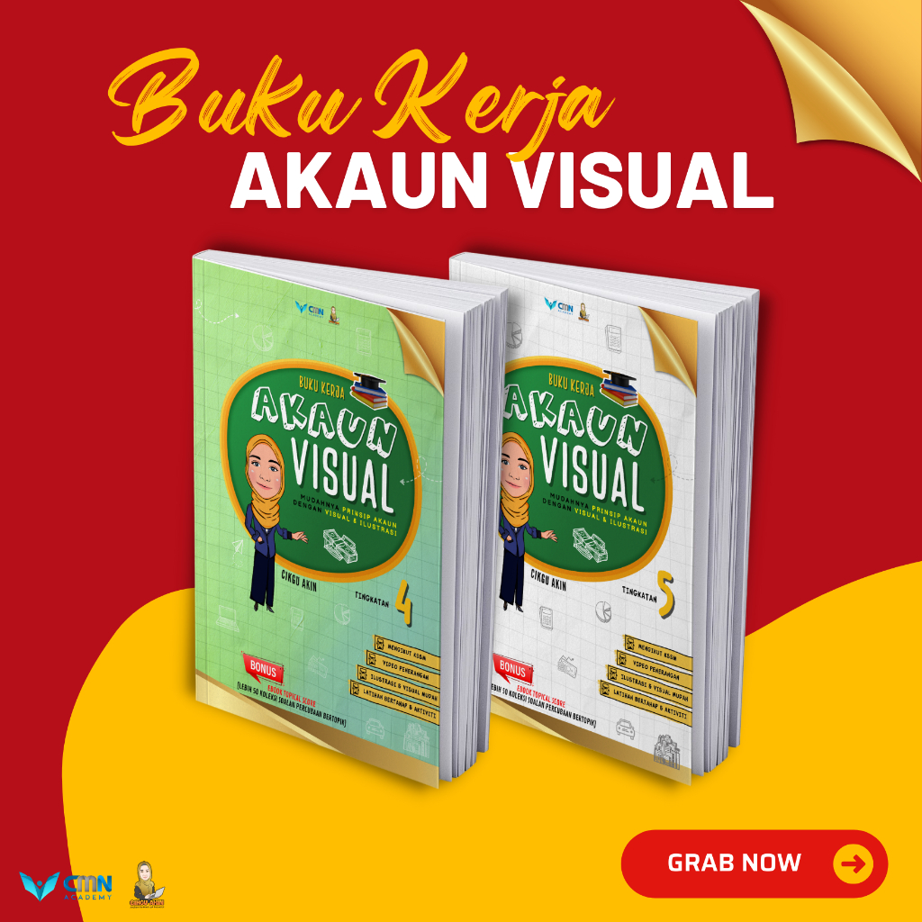 (SET BUKU) Buku Kerja Akaun Visual Tingkatan 4 & 5 | Alat Bantu ...