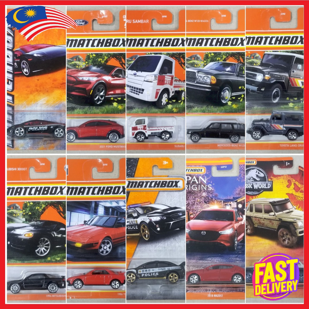 Matchbox Car Collection (Subaru,Honda,Toyota,Lamborghini,Mercedes,Mazda ...