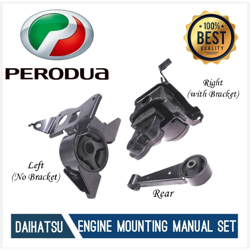 PERODUA Engine Mounting Manual Set (With Bracket) for Perodua Axia 2014 ...