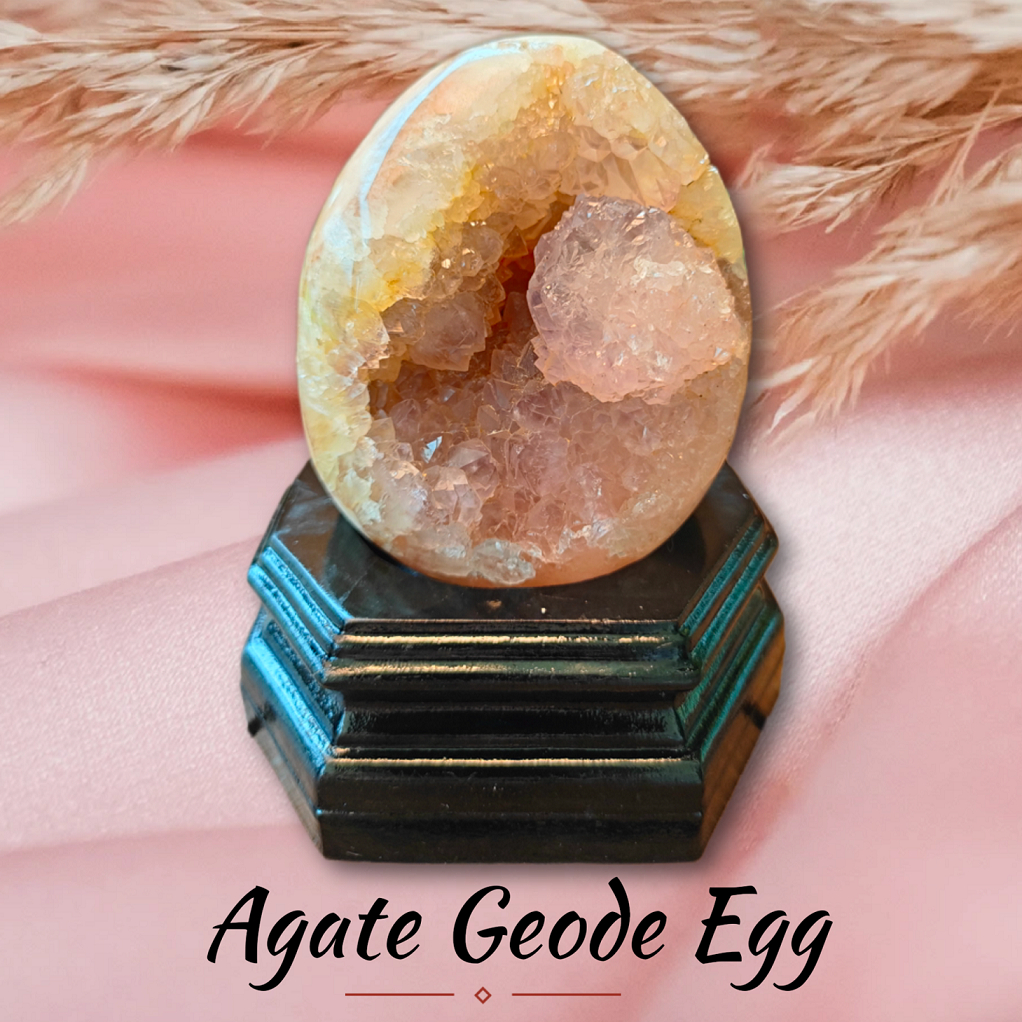 Natural Agate Geode Egg / 天然玛瑙晶洞恐龙蛋 | Shopee Malaysia