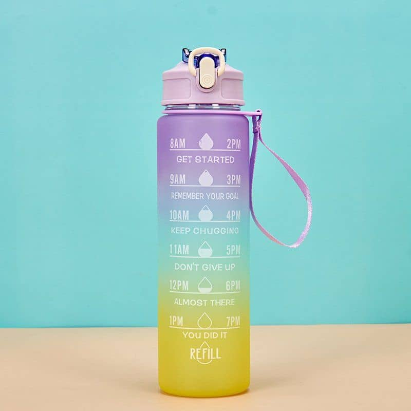 [Ready Stock] Colorful Matte Drinking Water Bottle Botol Air Bekas Air ...
