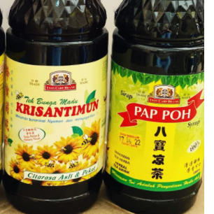 Brewed Drink Pat Pop Tea Pap Poh 八宝凉茶 / Teh Bunga Madu 蜂蜜菊花茶 1LITER ...