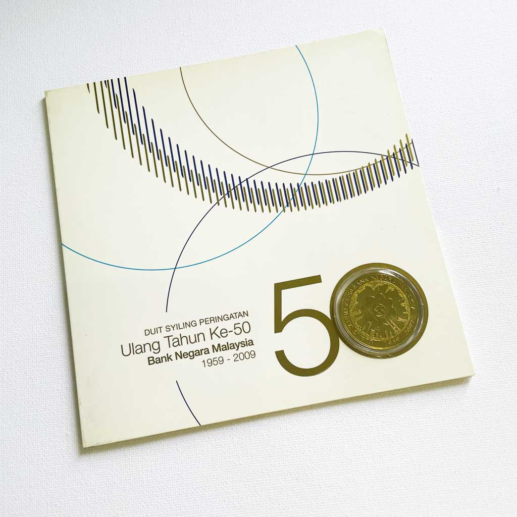 "50 Anniversary Commemorative Coin" Bank Negara Malaysia | Shopee Malaysia