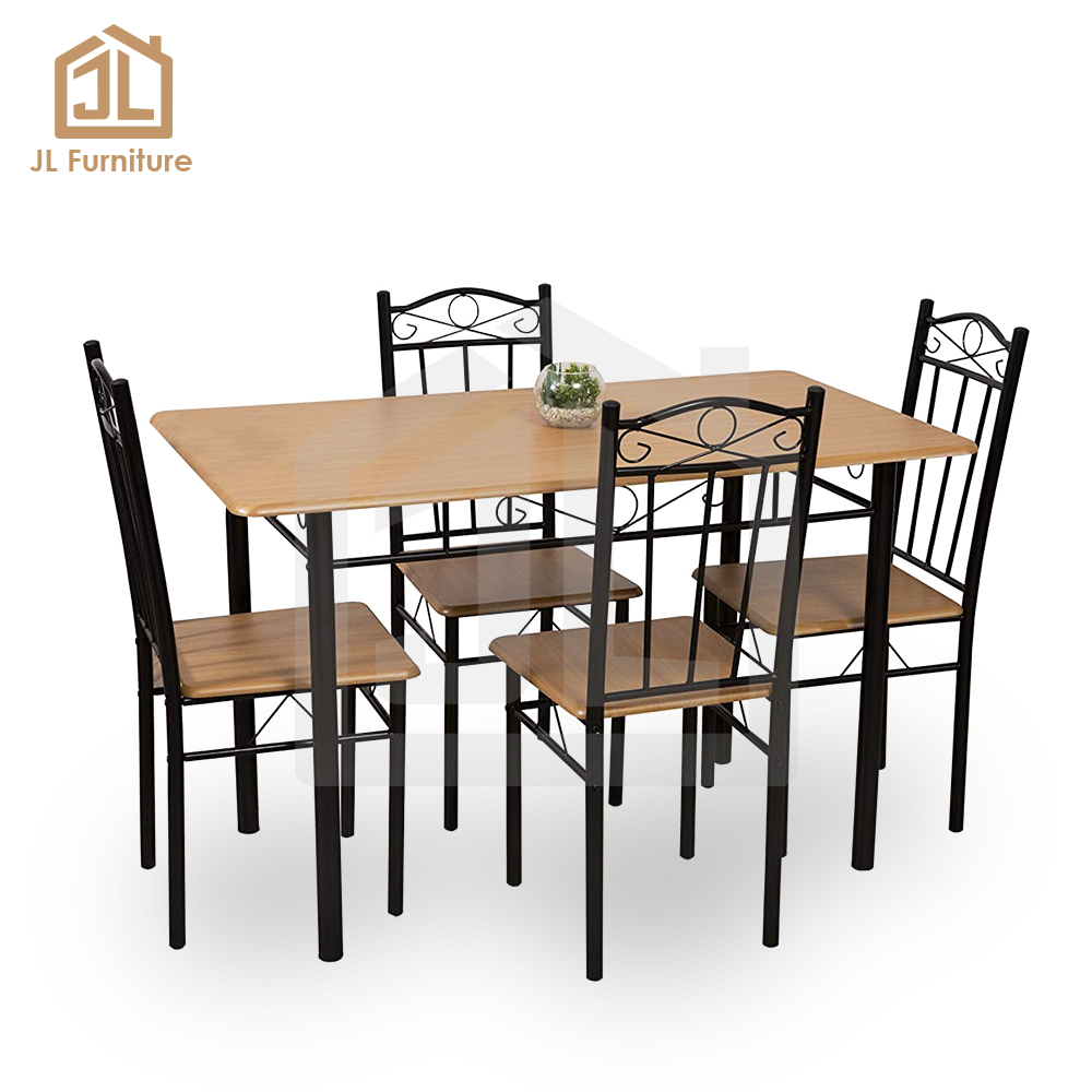 JL Furniture Dining Table Set with 4 Chairs Home Living / Meja makan ...