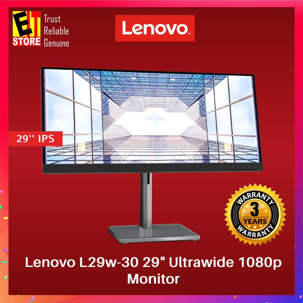 LENOVO MONITOR L29W-30 66E5GAC3MY (29" IPS/Ultrawide FHD 1080p/90Hz/4ms ...