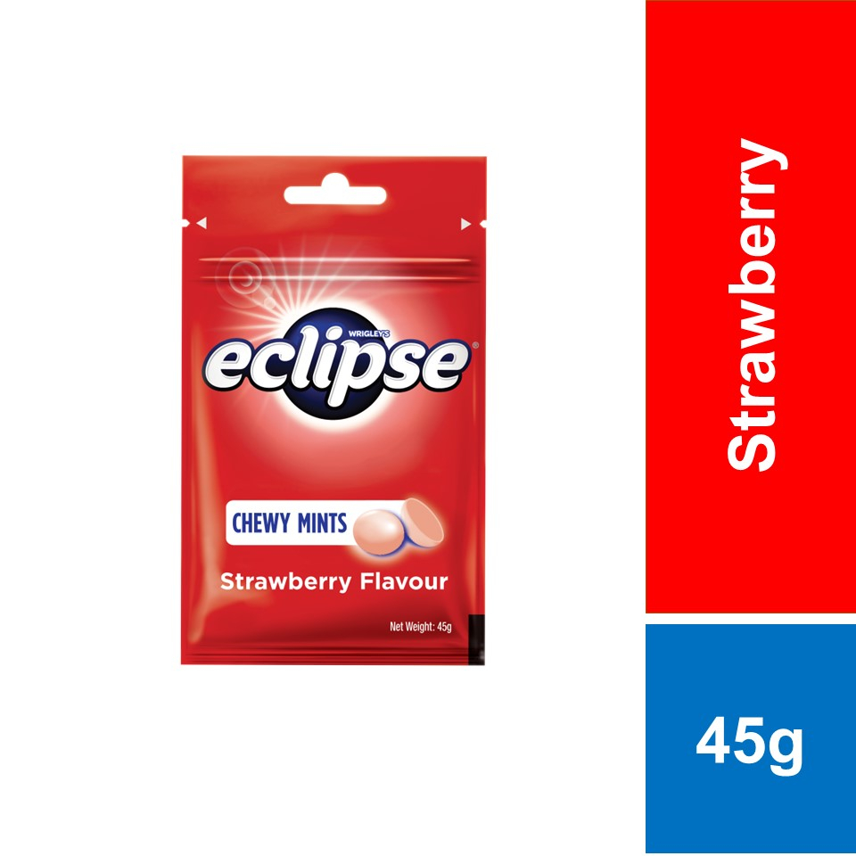 Eclipse Chewy Mints Strawberry 45g | Shopee Malaysia