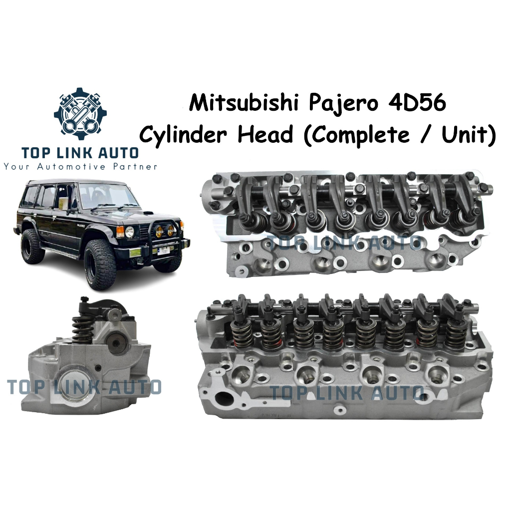 Mitsubishi Pajero 4D56 Cylinder Head (*New*) (Complete or Kosong ...