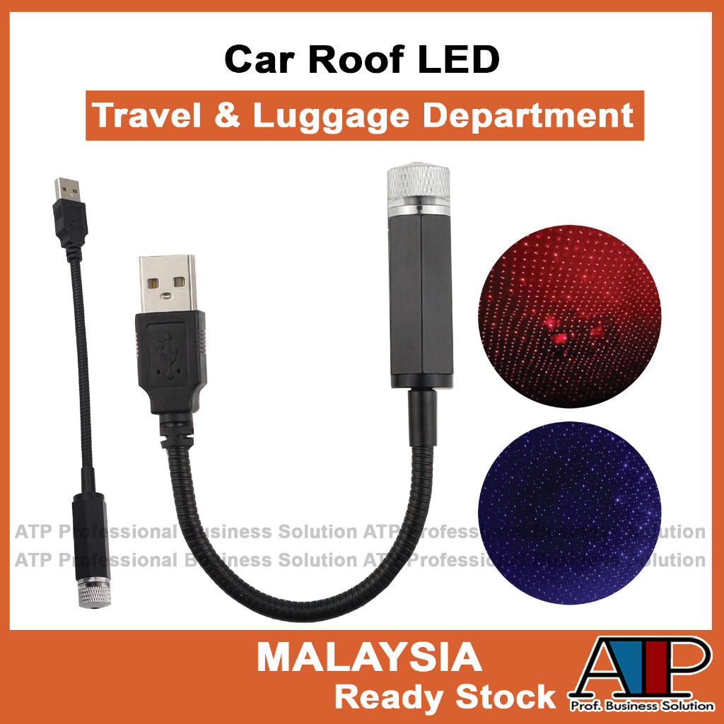 Automotive🚙 Mini LED Car Roof Star Night Light Projector Atmosphere ...