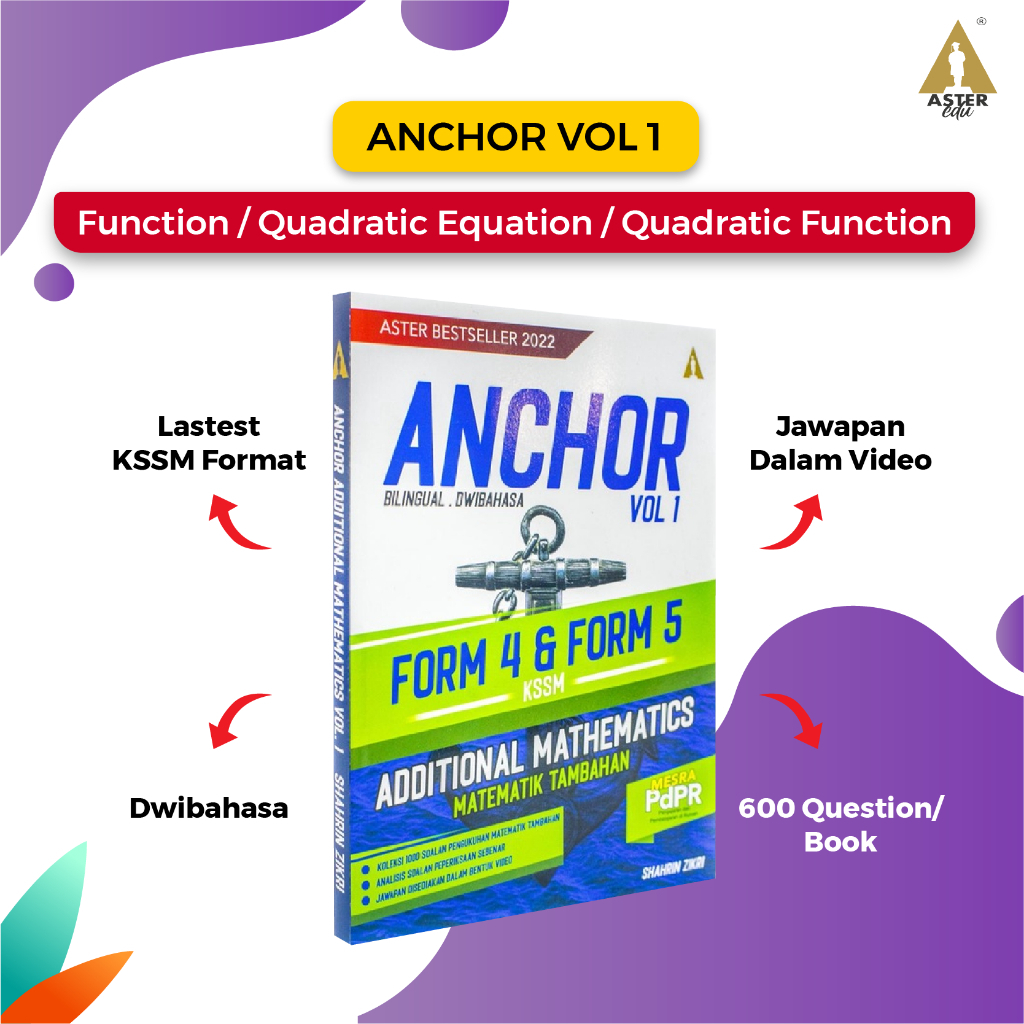 [ST] Aster Edu Buku Latihan Matematik Tambahan Tingkatan 4 & 5 (Addmath ...