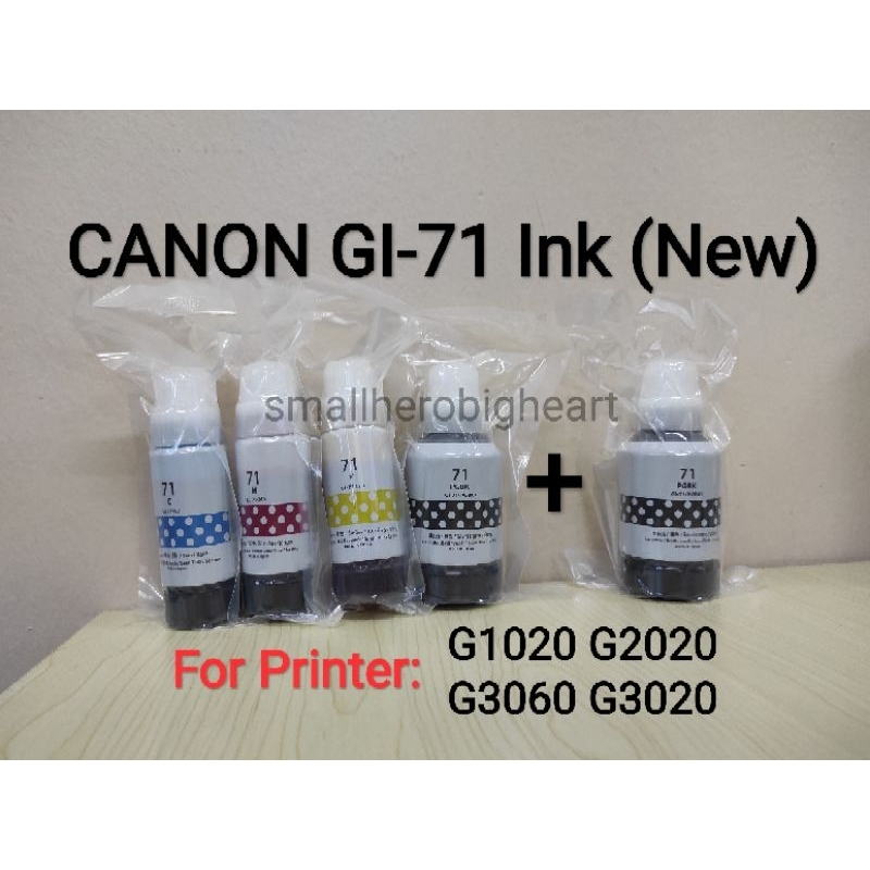 (NEW) CANON GI- 71 GI71 Compatible Refill ink Bottles for Printer PIXMA ...