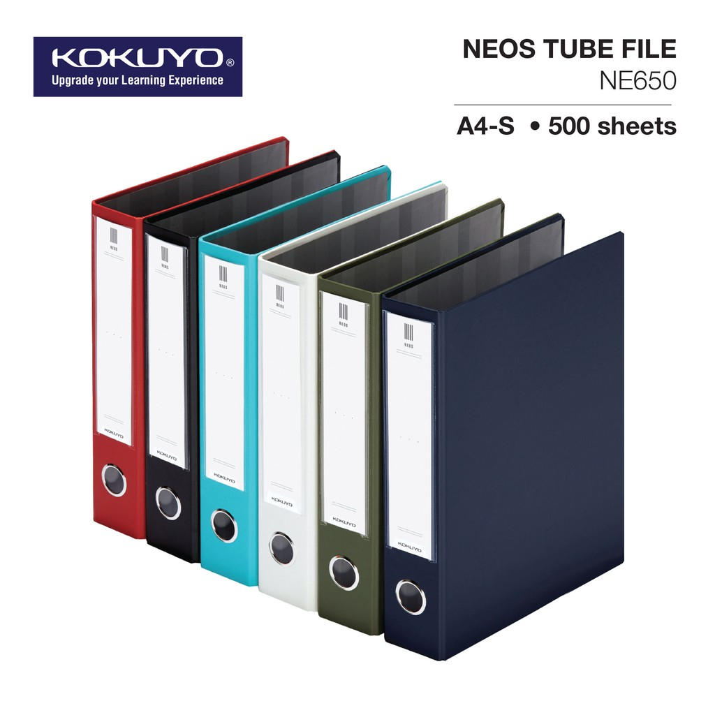 KOKUYO FU-NE650 Neos Series Tube File A4-S (5CM) | Shopee Malaysia