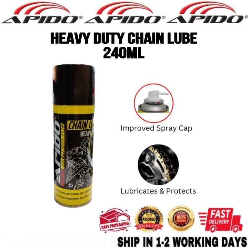 APIDO HEAVY DUTY CHAIN LUBE 240ML | Shopee Malaysia